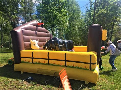 Inflatable Rodeo Riding Bull Rental Bubble Football Milano