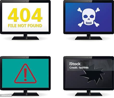 오류 로그인 Lcd 모니터 화면 Lcd에 대한 스톡 벡터 아트 및 기타 이미지 Lcd 개념 개념과 주제 Istock