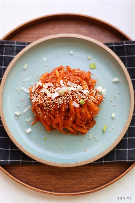 더덕고추장무침 더덕무침 양념 레시피 더덕무침 만드는 법 더덕손질법 더덕요리 네이버 블로그