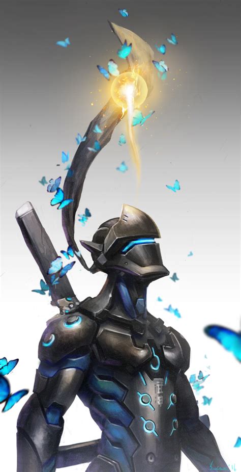 Genji Overwatch And 1 More Drawn By Sun Stark Danbooru