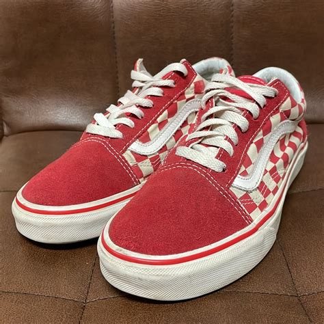 Vans Old Skool Red Checkered Gem