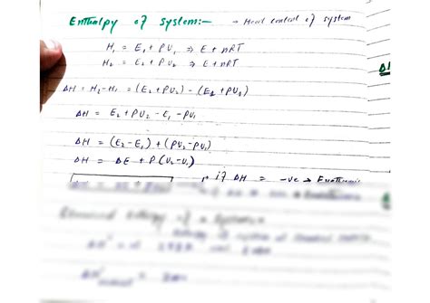 SOLUTION Enthalpy Of System Chemistry Studypool