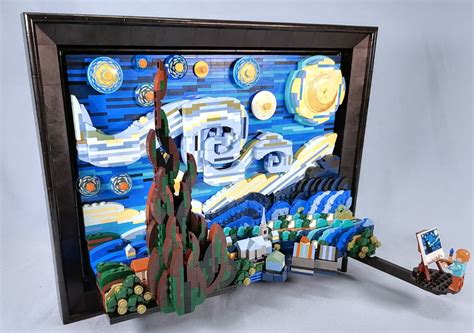 The Starry Night Lego Set Pap Art Store