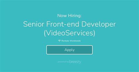 senior front end developer videoservices at social discovery group