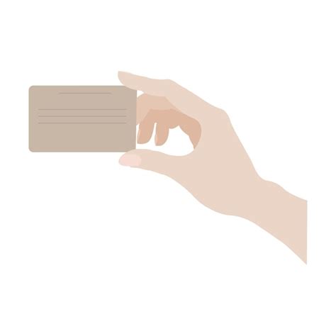 Premium Vector Logo Hand Holding Card Illustration Design