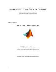 TUTORIAL MATLAB AUTOMATIC CONTROL 12 06 2020 Pdf UNIVERSIDAD
