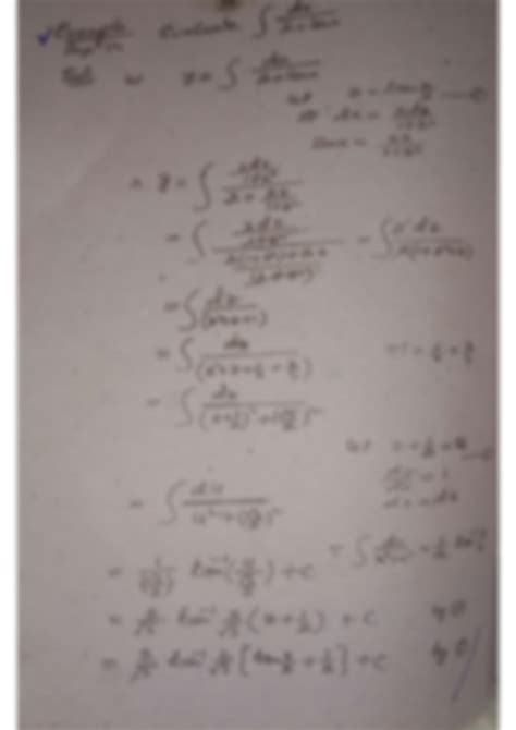 Solution Integration By Magic Substitution Studypool
