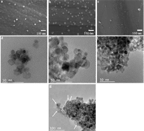 Sem Micrographs A Tio 2 Nanoparticles B Silver Modified Tio 2