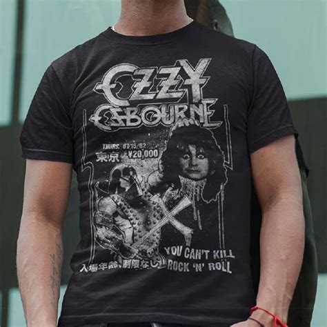 Ozzy Osbourne T Shirts For All Sizes 💪 Authentic Band Merch