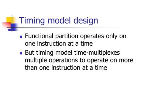 ppt timing model of a superscalar o o o processor in hasim framework