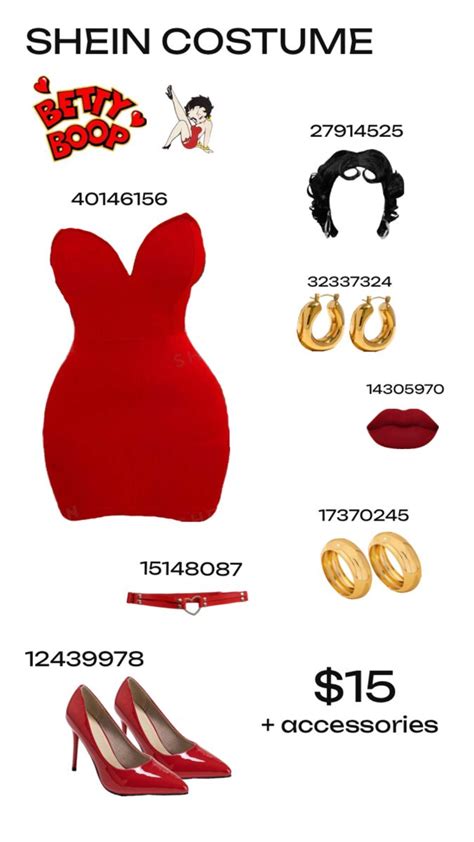 Betty Boop Costume Betty Boop Halloween Costume Betty Boop Costume