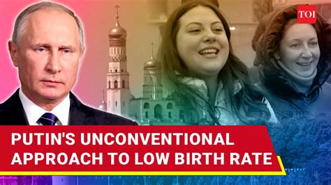 Putin Advises Russians To Use Work Breaks For Procreation Amid