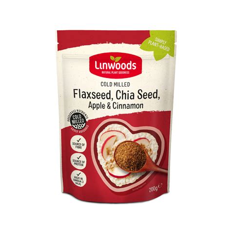 Linwoods Milled Flax Chia Seed Apple And Cinnamon