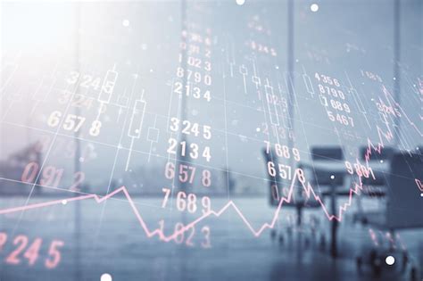 Premium Photo Abstract Virtual Analytics Data Spreadsheet On A Modern