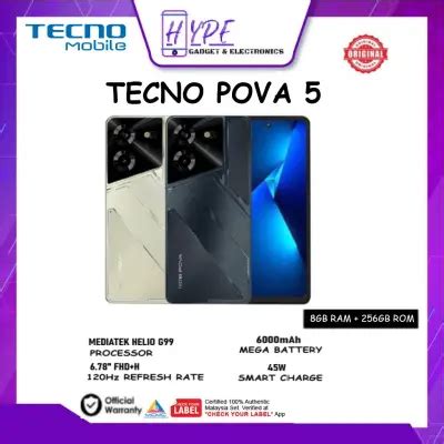 Tecno Pova Pro Price In Malaysia Specs Rm Technave