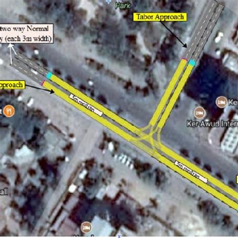 Snapshot Of Simulation Model With The Vehicle Routes For The First