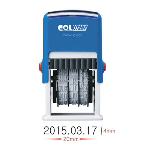 콜스탬프 자동 일부인 C 300 날짜스탬프 일수스탬프 롤러스탬프 롤러식스탬프 롤러도장 롤러날짜도장 롤러 티몬