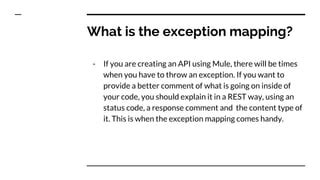 Exception Mapping Using Api Kit PPT