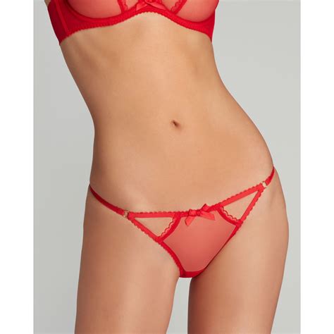 Agent Provocateur Fia Full Brief Women Red Flannels