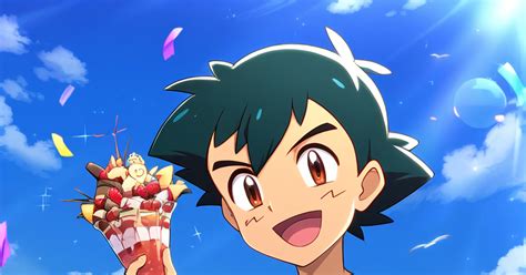 Shota Ash Ketchum Pikachu パーティーサトシ Pixiv