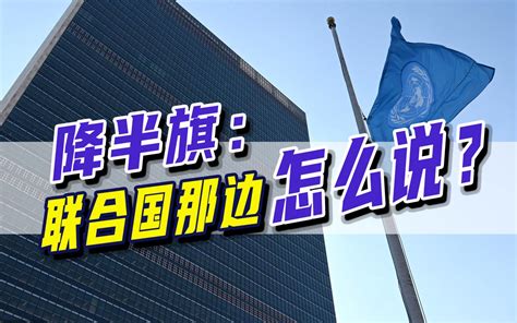 联合国18次降半旗致哀，中国人独占6次？假的！ 小q不是导盲犬 小q不是导盲犬 哔哩哔哩视频