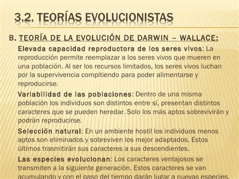 Teorías Sobre La Evolución De Las Especies