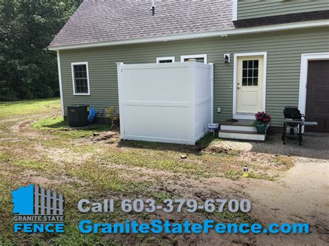 Vinyl Fencing Privacy Fence In Derry NH Granite State Fence