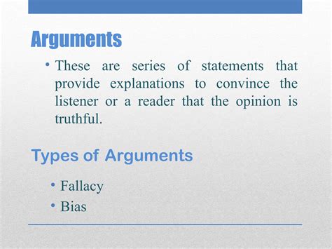 Difference Between Fallacy And Biaspptx