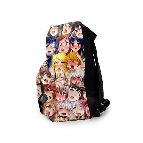 Generic Anime Kawaii Hentai Backpacks Men Women Ahegao School Bags