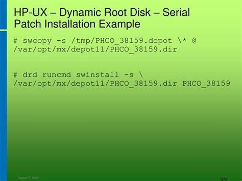 ppt hp ux dynamic root disk solaris live upgrade and aix multibos