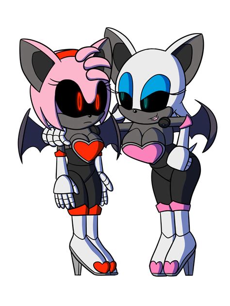 Comm Mecha Amy And Rouge By Sergeant16bit On Deviantart