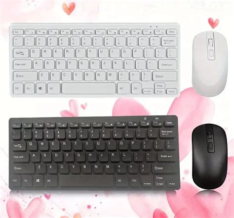 Sleek Stylish Wireless Optical Keyboard Mouse Set Perfect Temu