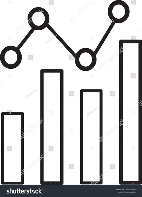 Icon Vector Bar Graph Flat Design Stock Vector Royalty Free 1961700046 Shutterstock