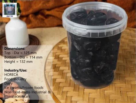 1250 Ml Round Container With Temper Proof At ₹ 12 5 Piece Otteri Chennai Id 2849470991762