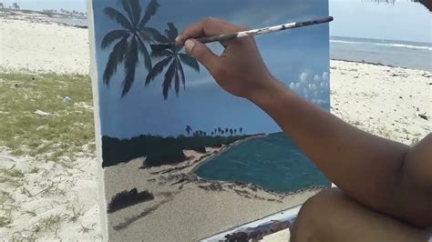 Como Pintar El Mar Con Pintura Acrilica YouTube