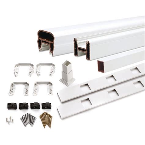 Trex Transcend 8 Ft X 36 In Classic White Composite Deck Stair Rail Kit
