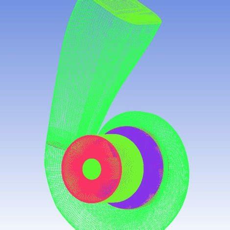 Rotor Grid With Full Passages Shells Fig 5 Turbine Grid Shells Download Scientific Diagram