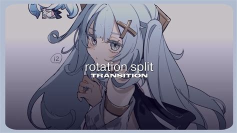Rotation Split Transition Alight Motion YouTube