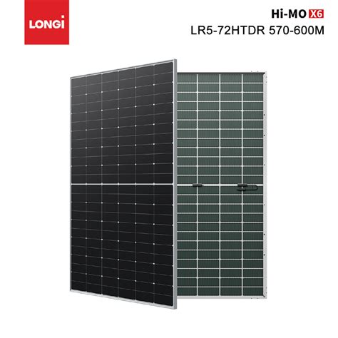 Longi Hi MO X6 Anti Humidity Heat Solar Panel Double Glass Bifacial