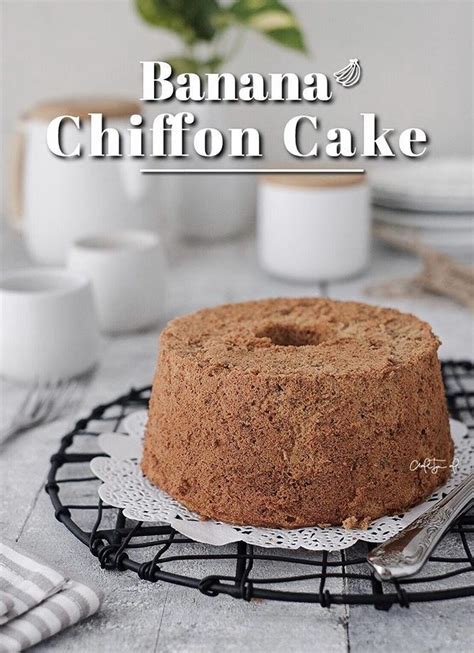 Banana Chiffon Cake