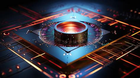 Premium Photo Quantum Computing Breakthrough Repeating Pattern