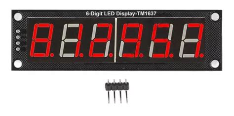 Panel De Visualización De 6 Dígitos Módulo Led De 7 Segment Cuotas