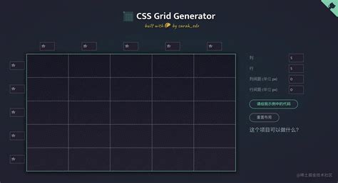 图解 CSS Grid 布局未经授权禁止转载仅限已授权的微信公众号转载 Grid网格布局是最强大的 CSS 掘金