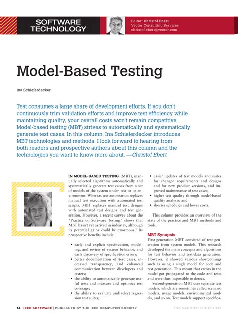 PDF Model Based Testing