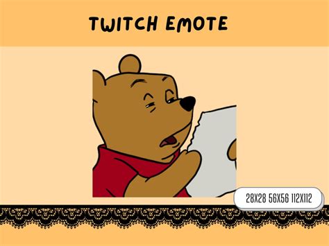 Winnie Troll Emote Winnie The Pooh Troll Emote Twitch Etsy
