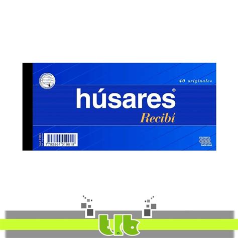 TALONARIO RECIBO HUSARES CHICO 1902 TecnoLibreria