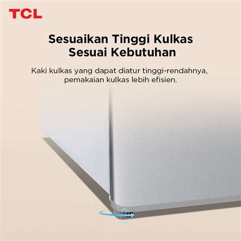 Promo Tcl Kulkas Mini Bar Refrigerator Kapasitas 50l Freezer Zone