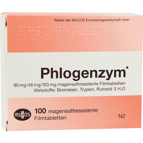 Phlogenzym Gastro Resistant Film Coated Tablets Uk Elivera Uk