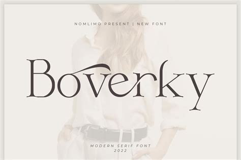 Boverky Font Nomlimofont Fontspace