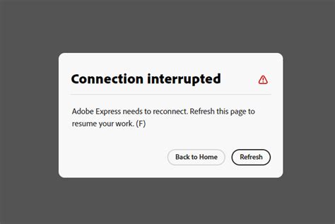 Adobe Express Connection Interrupted Adobe Product Community 14666240